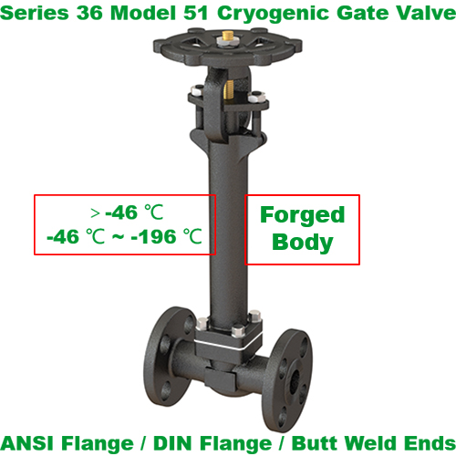Cryogenic Gate Valve -196℃ ~ +80℃