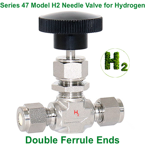 Hydrogen Valve, Hydrogen Needle Valve, Inline Pattern